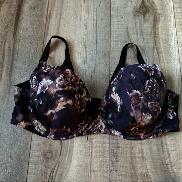 torrid | Intimates & Sleepwear | Torrid Curve Black Floral Print Bra ...
